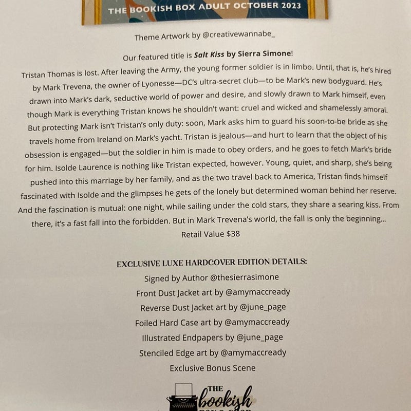 Salt Kiss by Sierra Simone, Hardcover | Pangobooks