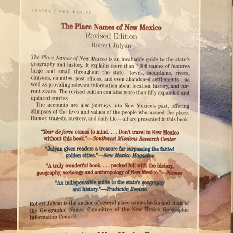 The Place Names of New Mexico by Robert Julyan