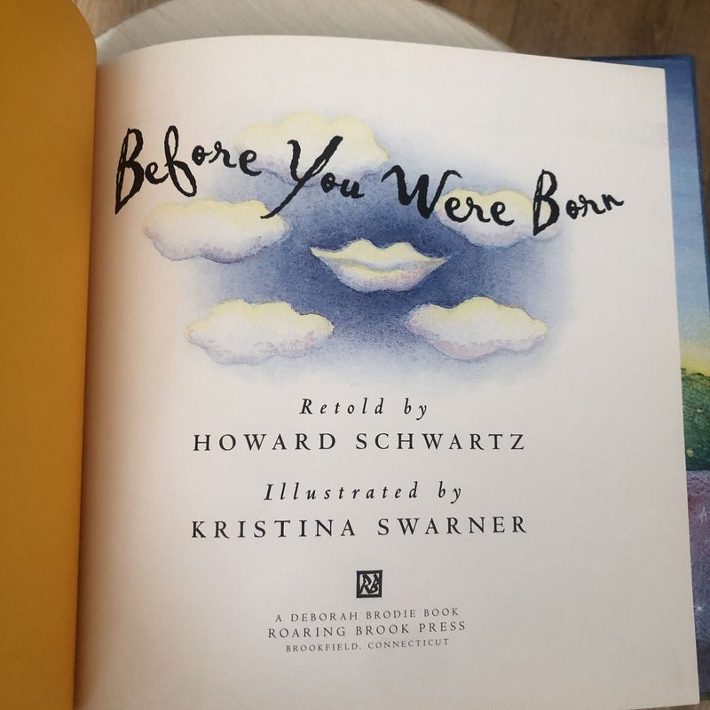 Before You Were Born by Howard Schwartz, Hardcover | Pangobooks
