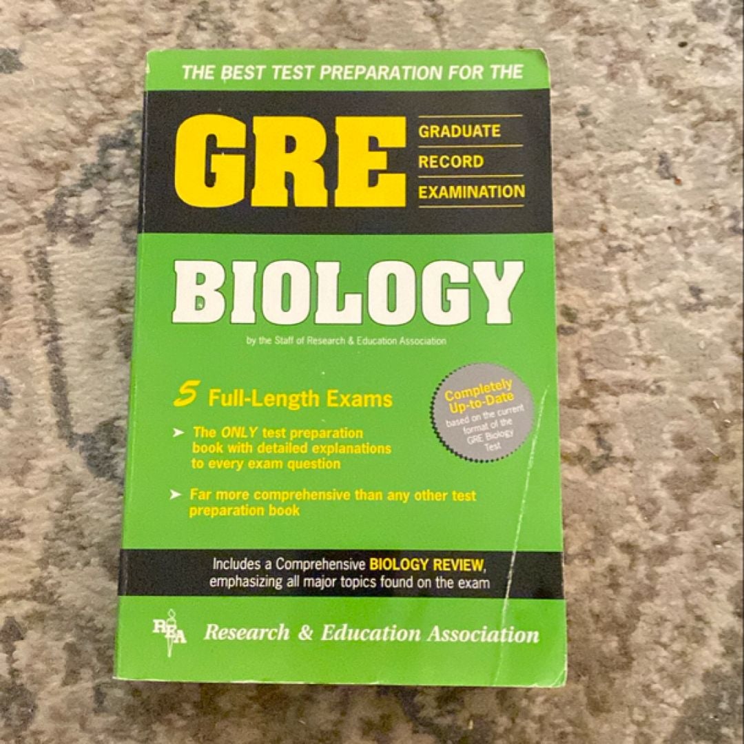 GRE Biology by Research & Education Association Editors
