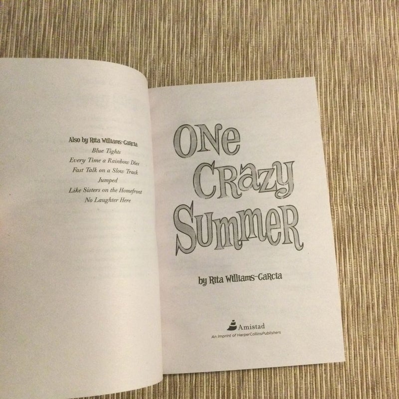 One Crazy Summer by Rita Williams-Garcia, Paperback | Pangobooks