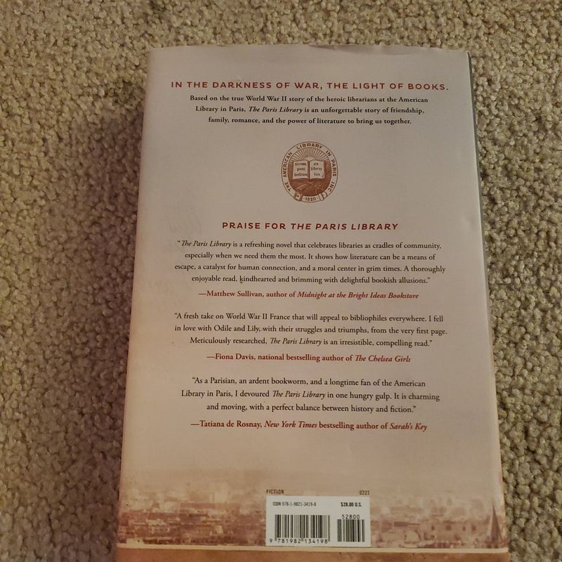 The Paris Library by Janet Skeslien Charles, Hardcover | Pangobooks