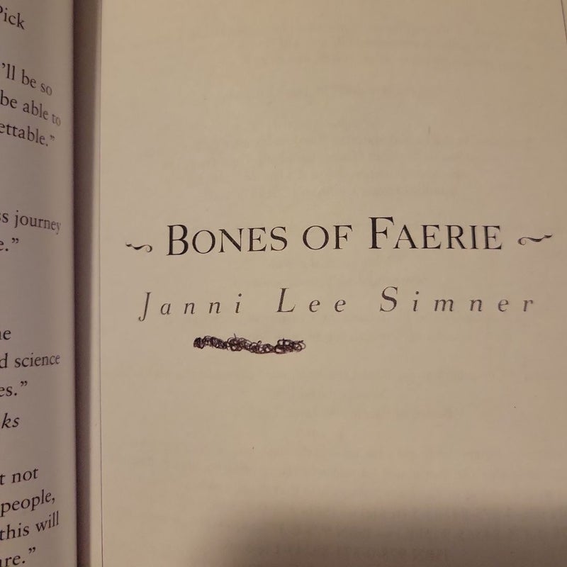 Bones of Faerie by Janni Lee Simner