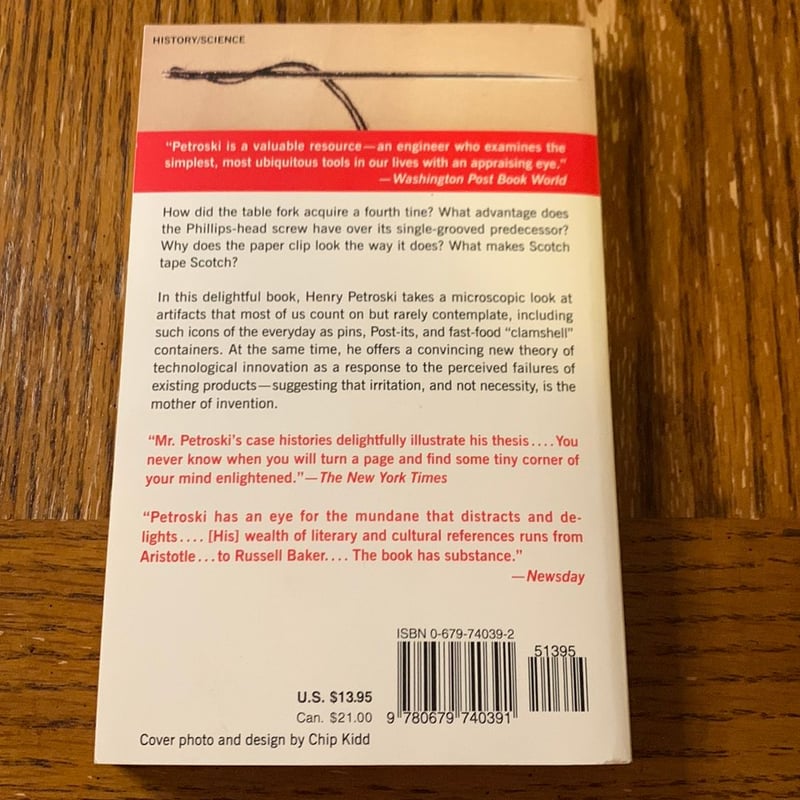 The Evolution of Useful Things by Henry Petroski