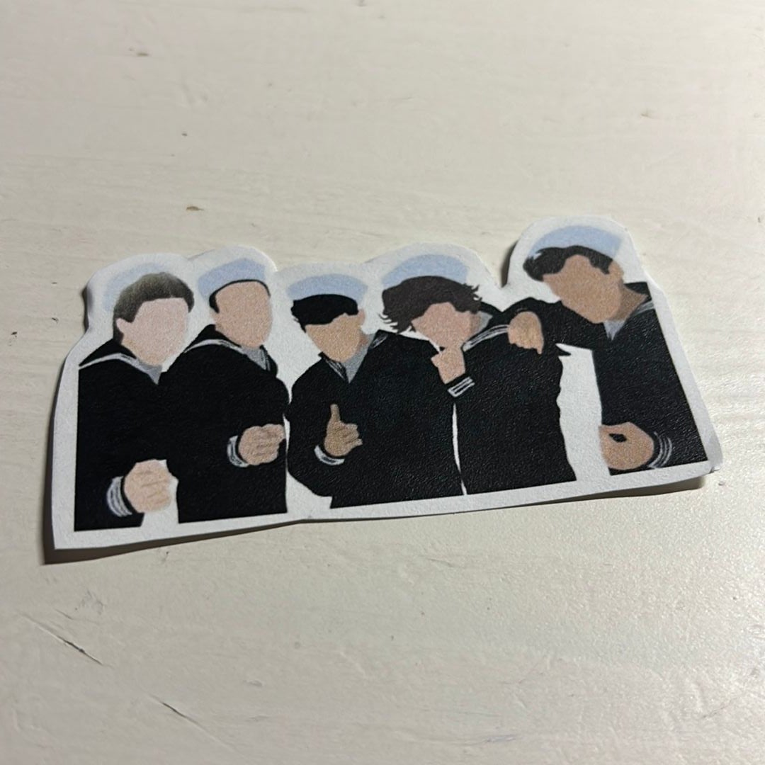One Direction Funny Sticker Harry Louis Zayn Niall Liam by One ...