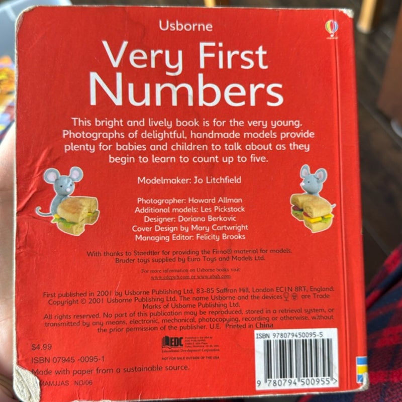 Very First Numbers by J. Litchfield