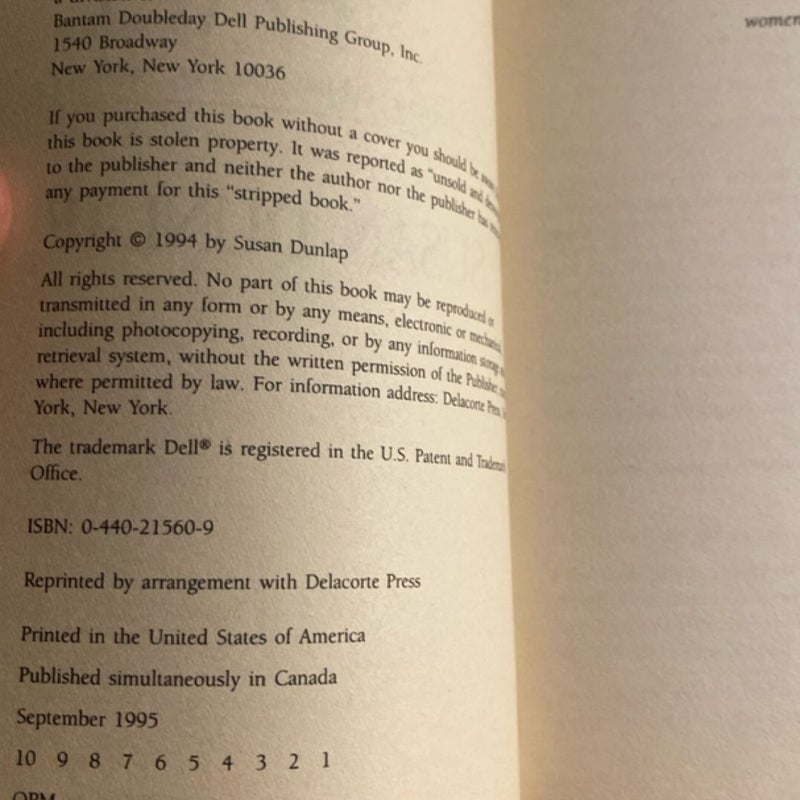 High Fall by Susan Dunlap