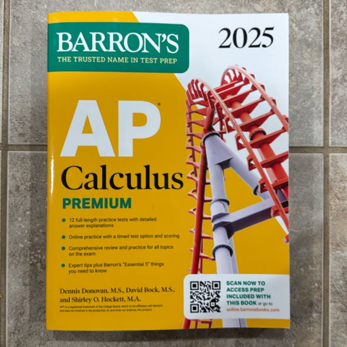 AP Calculus Premium, 2025: Prep Book with 12 Practice Tests ...