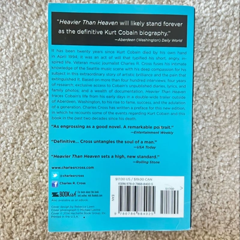 Heavier Than Heaven by Charles R. Cross, Paperback | Pangobooks