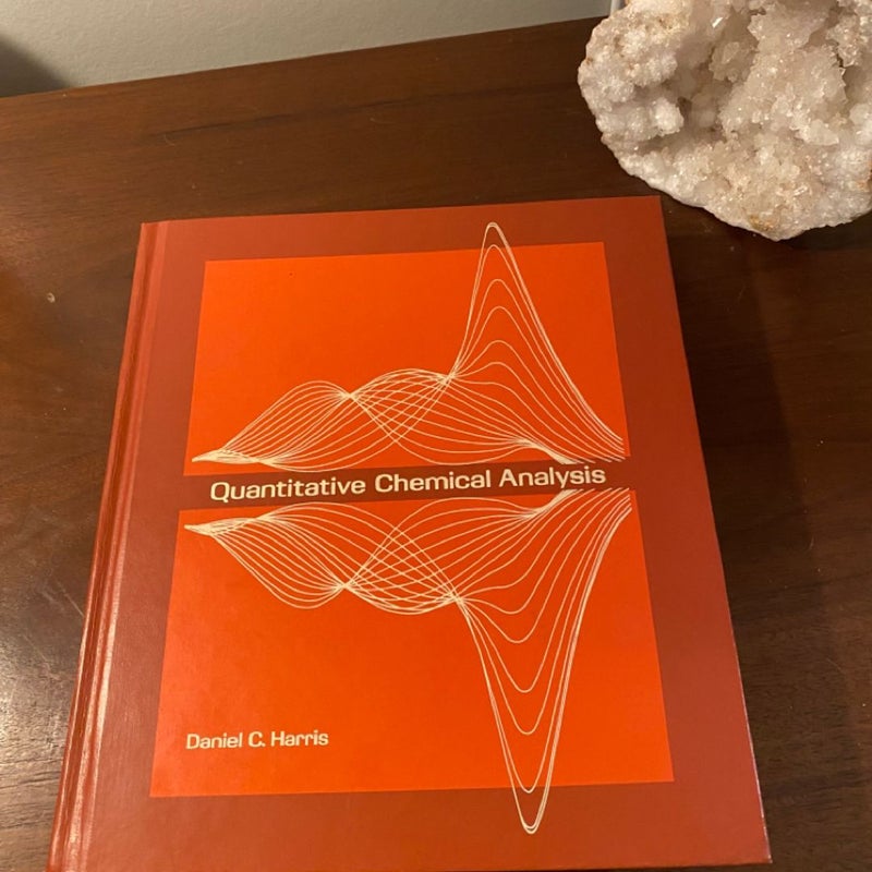 Quantitative Chemical Analysis by Daniel C. Harris, Hardcover | Pangobooks Quantitative Chemical Analysis by Daniel C. Harris, Hardcover | Pangobooks