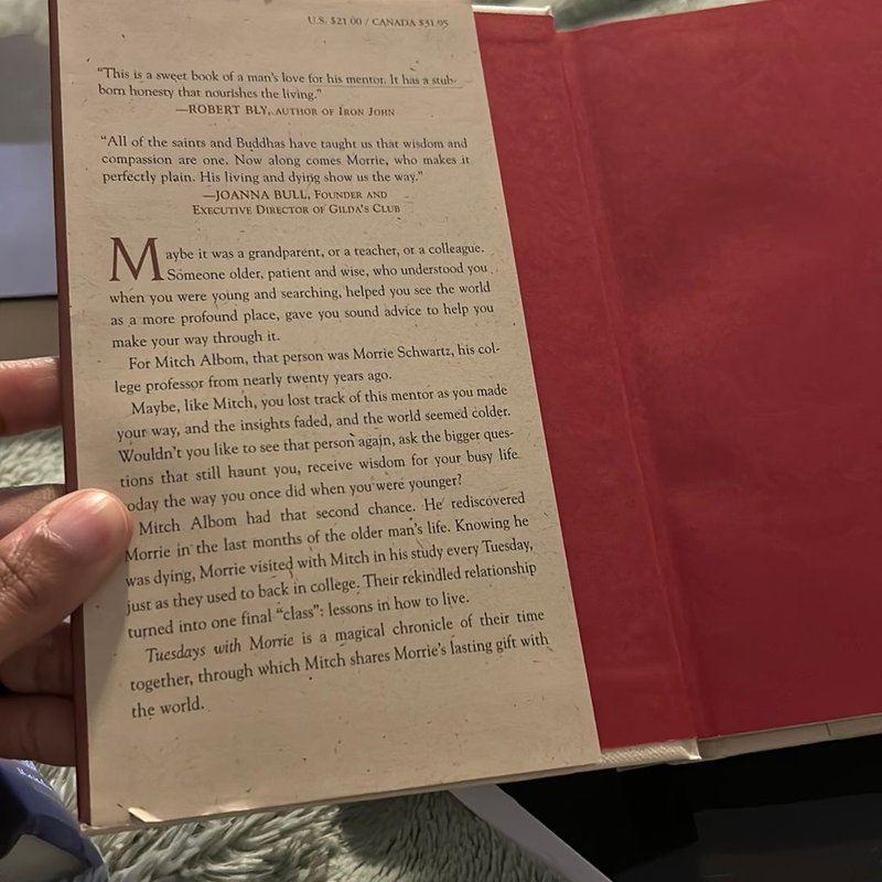 Tuesdays with Morrie by Mitch Albom , Hardcover | Pangobooks