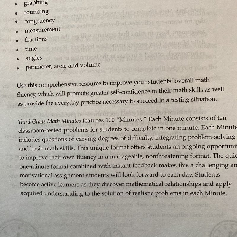 Math Minutes Grade 3 by Alaska Hults