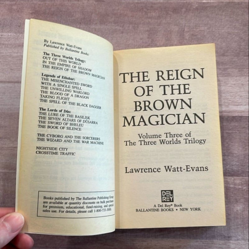 The Reign of the Brown Magician by Lawrence Watt-Evans