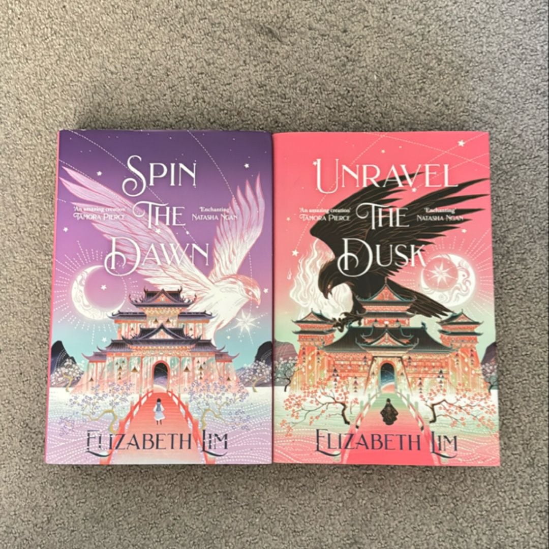 Fairyloot signed Spin the Dawn and Unravel the Dusk by Elizabeth Lim ...