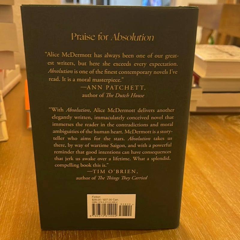 Absolution by Alice McDermott, Hardcover | Pangobooks
