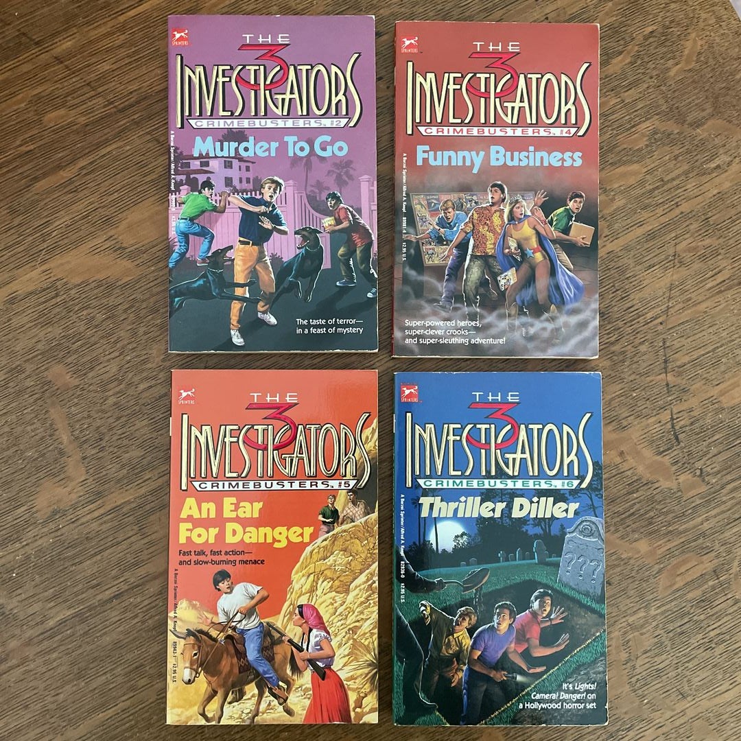 The 3 Investigators Crimebusters - #2, 4, 5, & 6 by Megan & H. William ...