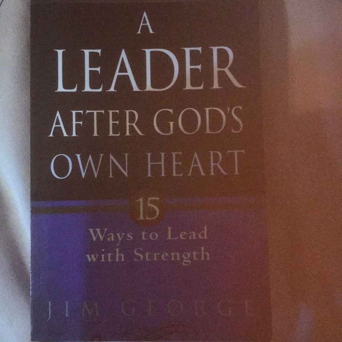 A Leader after God's Own Heart by Jim George