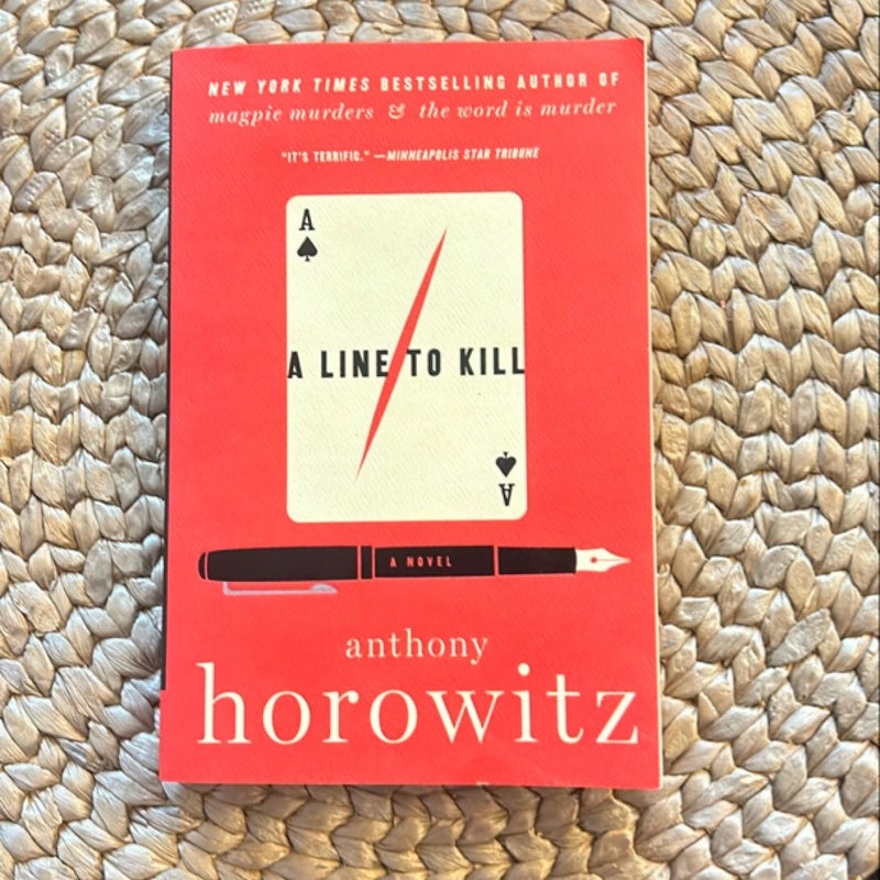 A Line to Kill by Anthony Horowitz, Paperback | Pangobooks