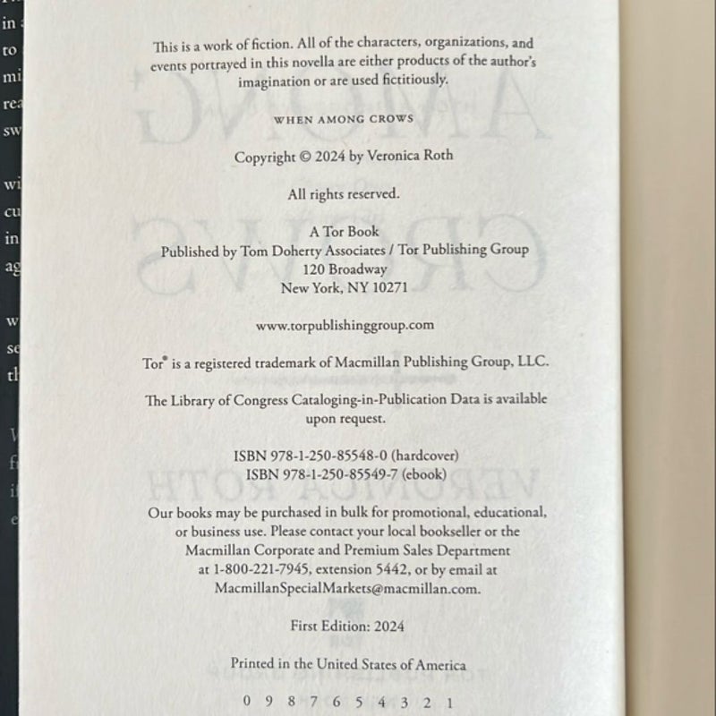 When among Crows by Veronica Roth