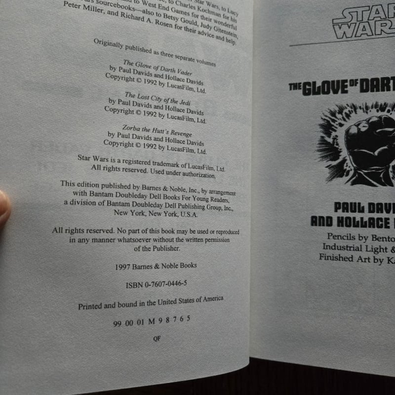Star Wars The Glove of Darth Vader -- The Lost City of the Jedi ...