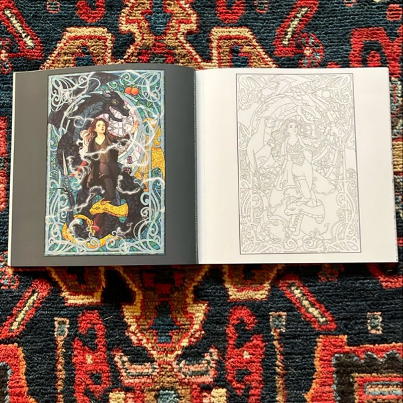 Fourth Wing: the Official Colouring Book by Entangled