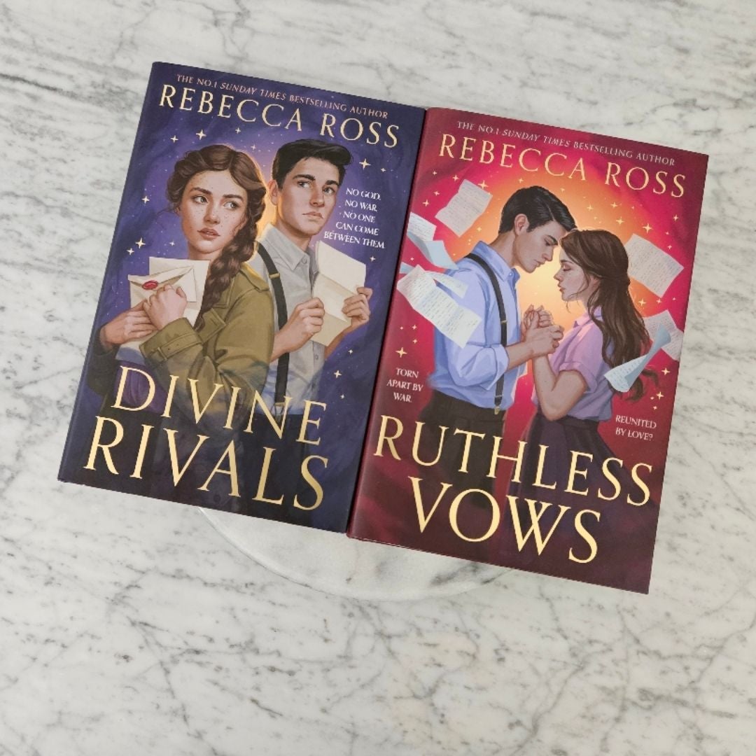 Divine Rivals and Ruthless Vows UK Edition by Rebecca Ross, Hardcover ...