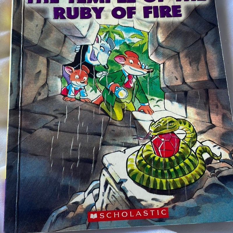 The Temple of the Ruby of Fire by Geronimo Stilton