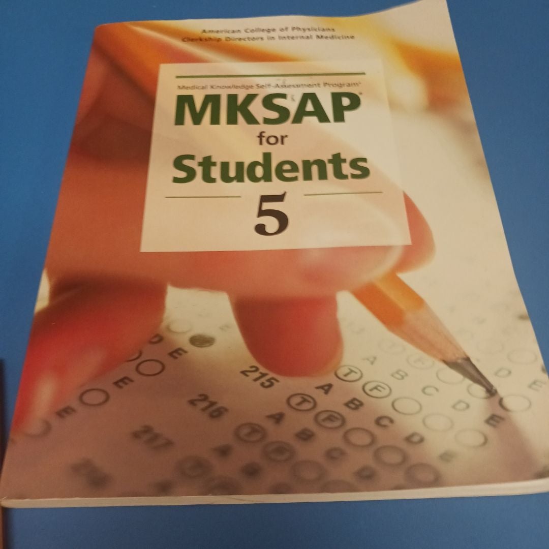 MKSAP for Students 5 by American College of Physicians Clerkship ...