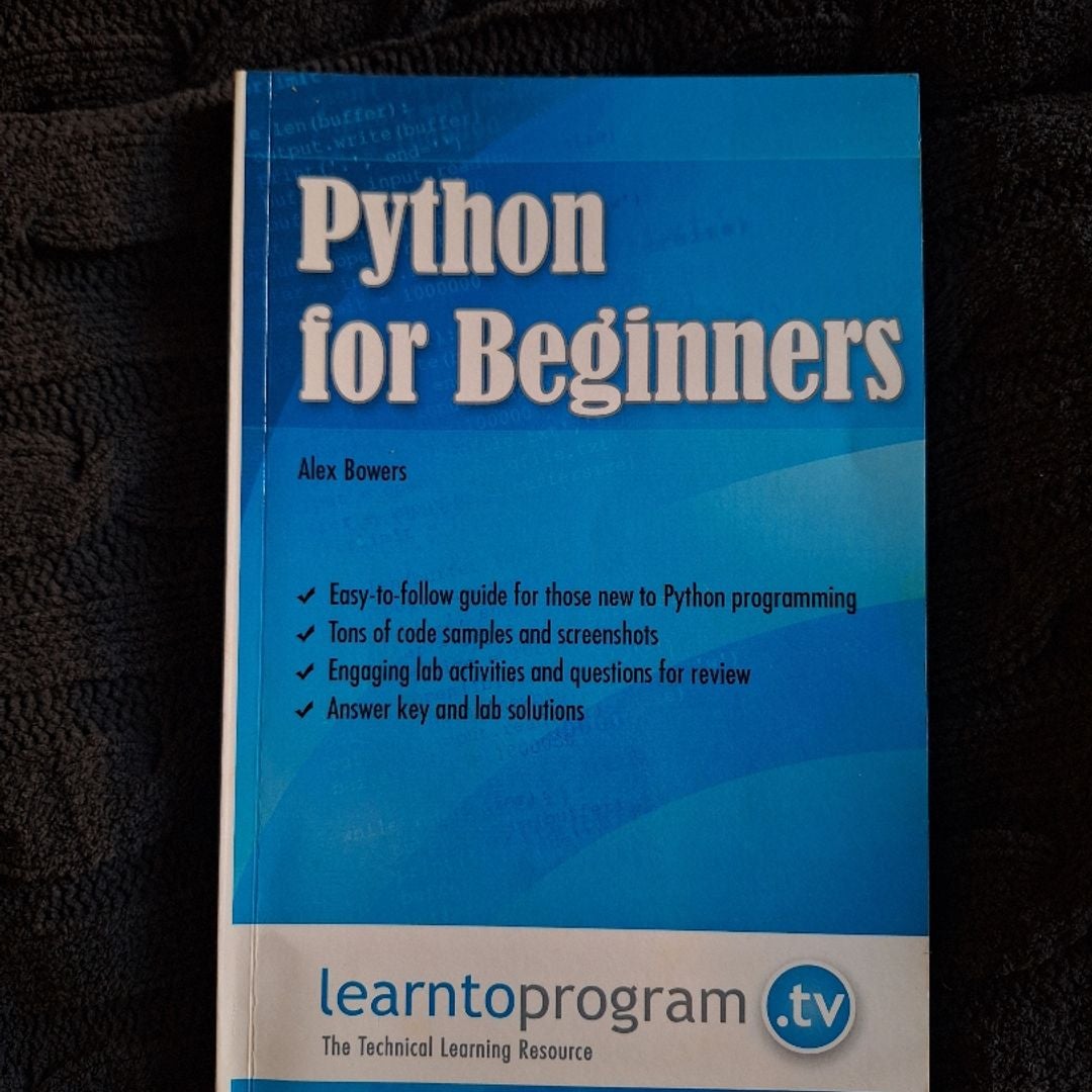 Python for Beginners by Alex Bowers