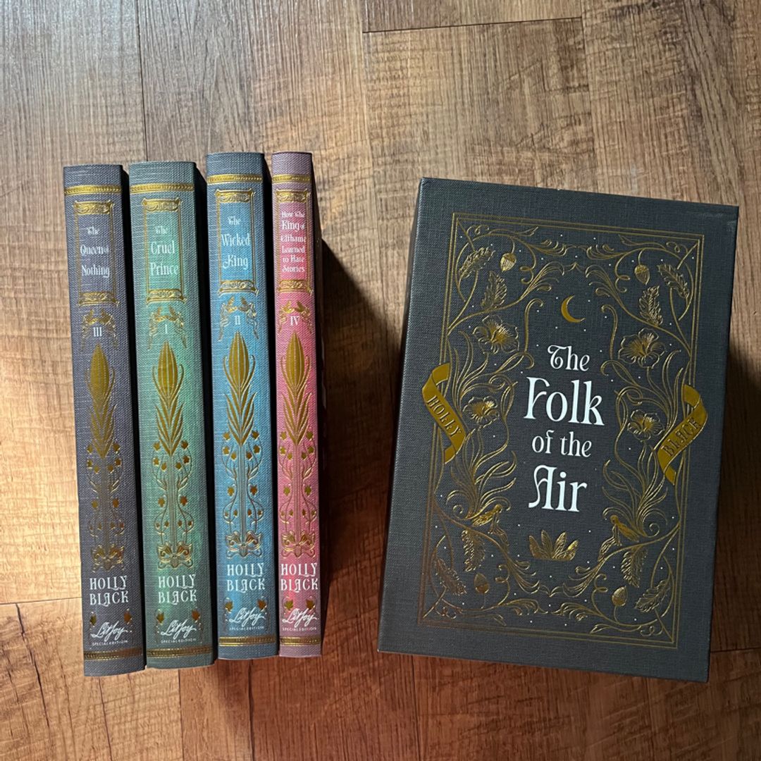 Folk Of The Air Series LitJoy exclusive edition The cruel prince trilogy by Holly Black ...
