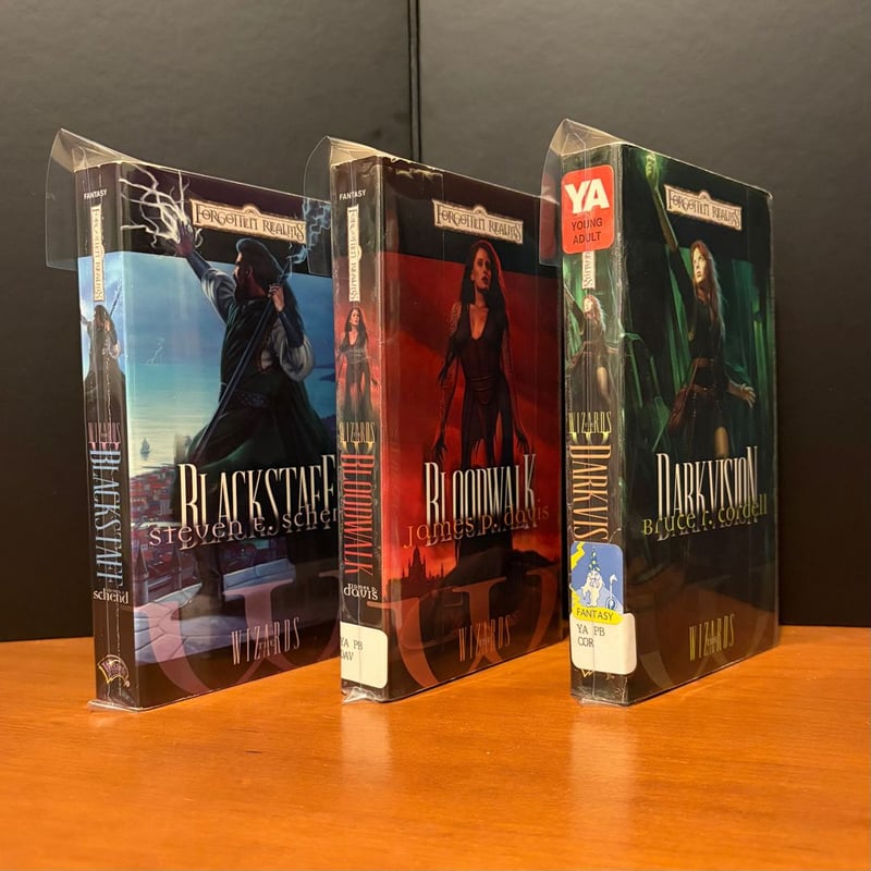 Forgotten Realms: Wizards Series 1-3: Blackstaff, Bloodwalk, Darkvision ...