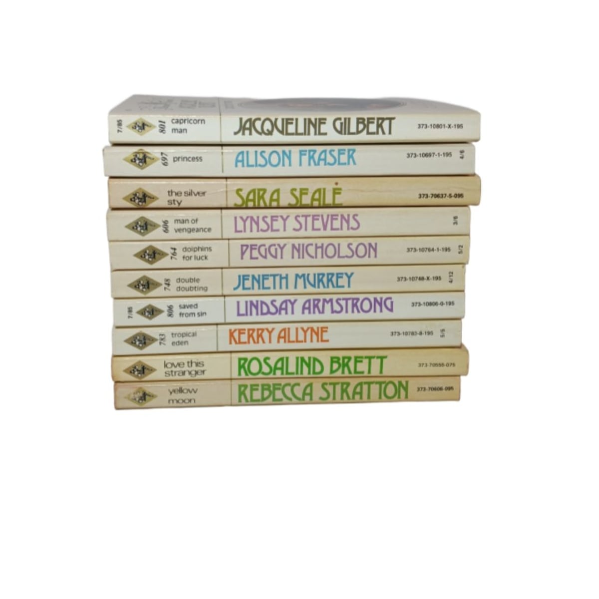 VTG Harlequin Presents Romance Book LOT Of 10 (1970s & 1980s) #8 by ...