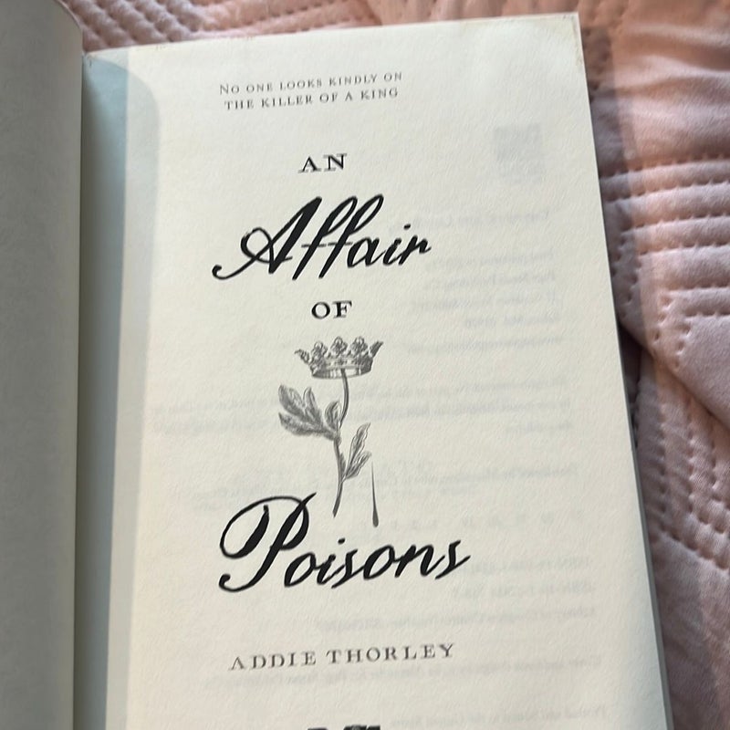 An Affair of Poisons by Addie Thorley