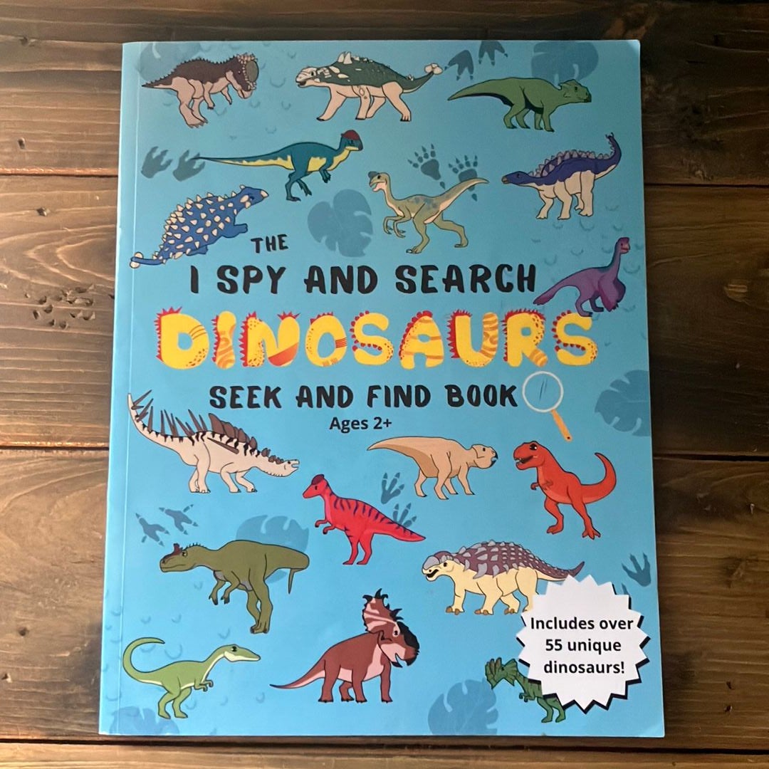 The I Spy and Search Dinosaurs Seek and Find Book by M. M. Creative ...