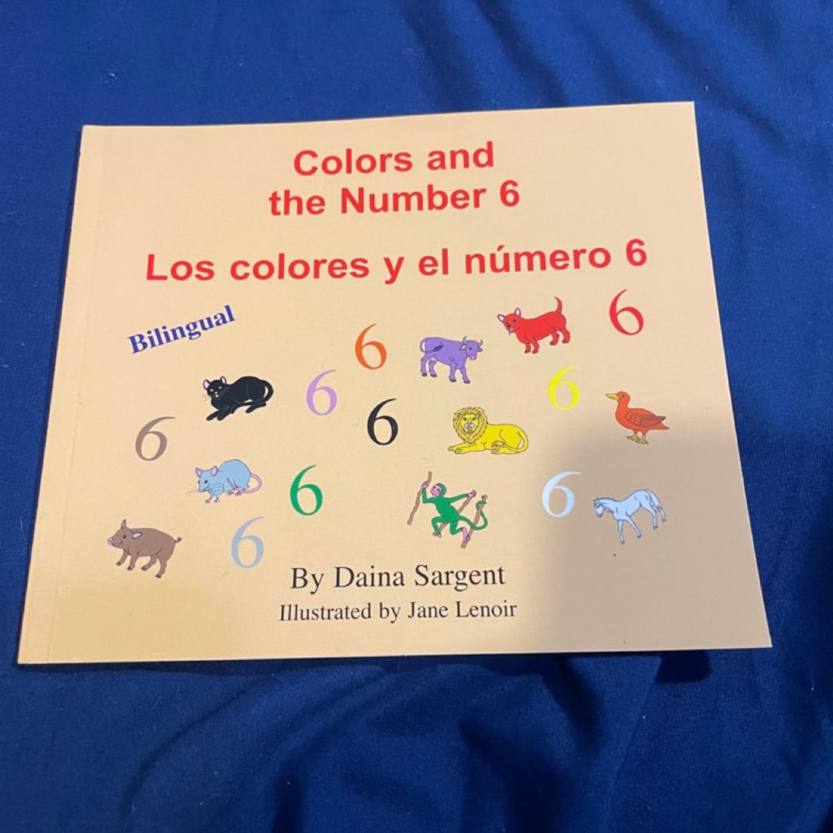 Colors and the Number 6/Los Colores y el Número 6 by Daina Sargent