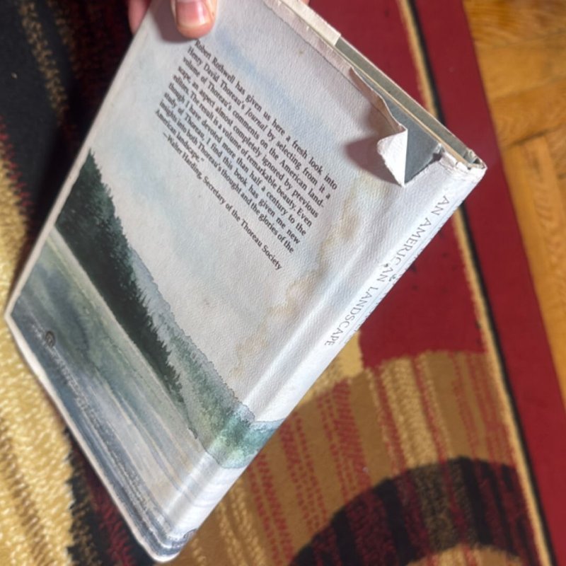 An American Landscape by Robert Finch, Henry D. Thoreau