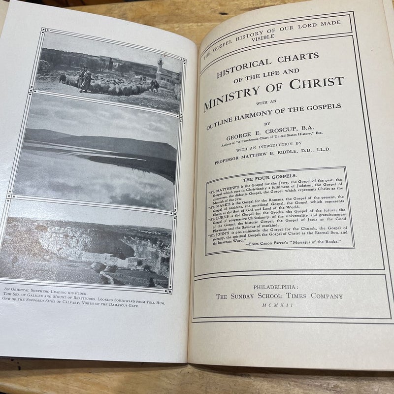 Historical Charts of the Life and Ministry of Christ with an Outline ...