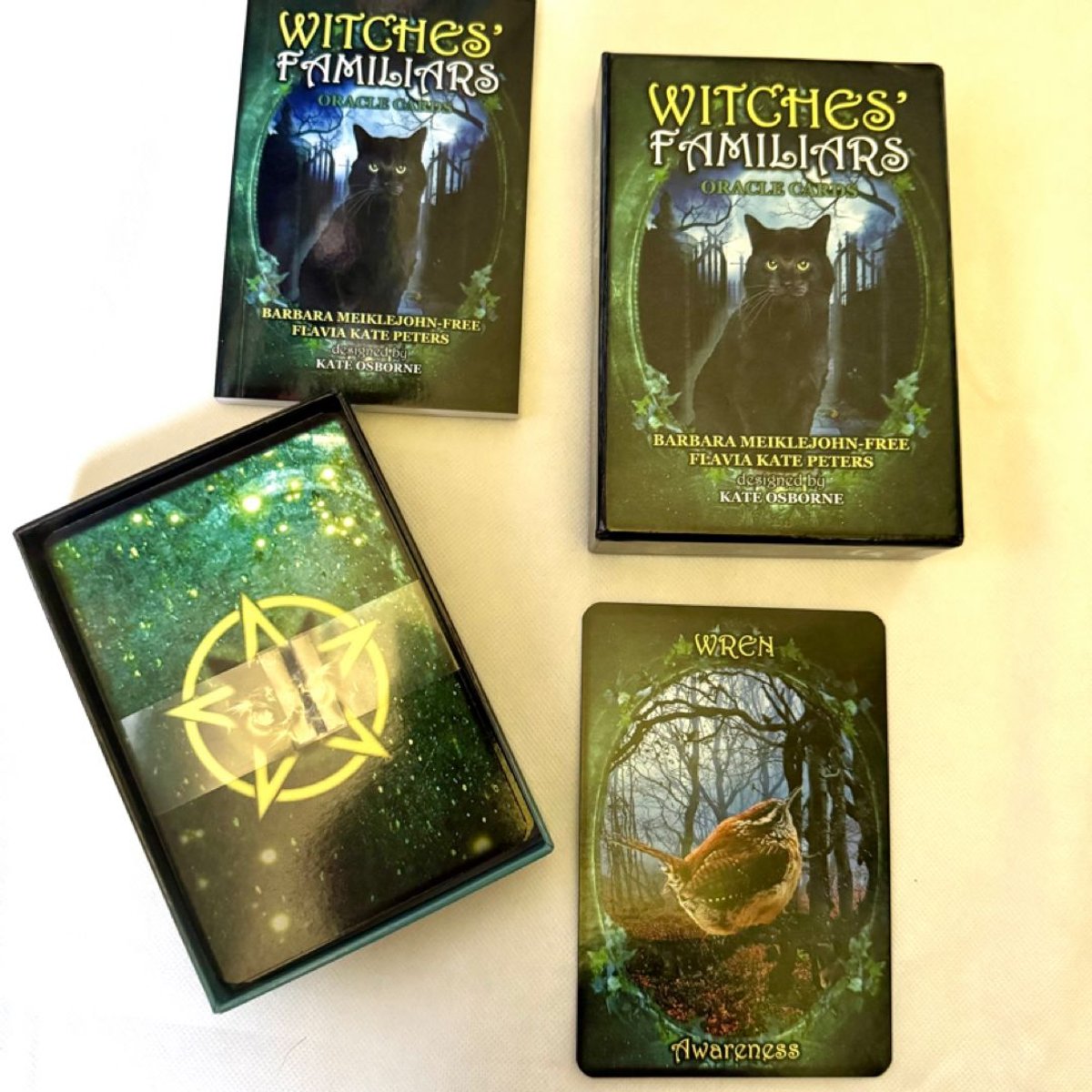 Witches' Familiars Oracle Cards by Barbara Meiklejohn-Free, Flavia-Kate ...