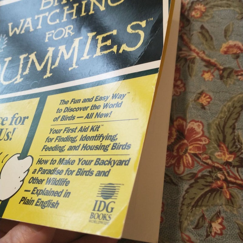 Bird Watching for Dummies by Bill Thompson