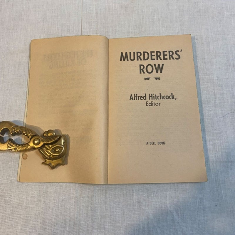 Murderers' Row by Alfred Hitchcock, Paperback | Pangobooks