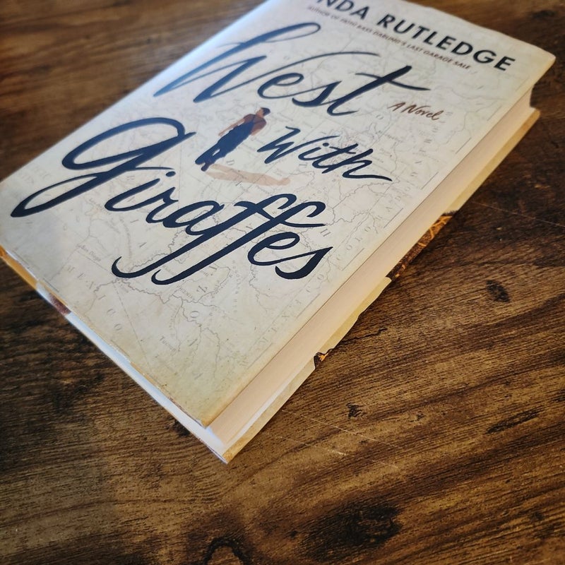 West with Giraffes by Lynda Rutledge