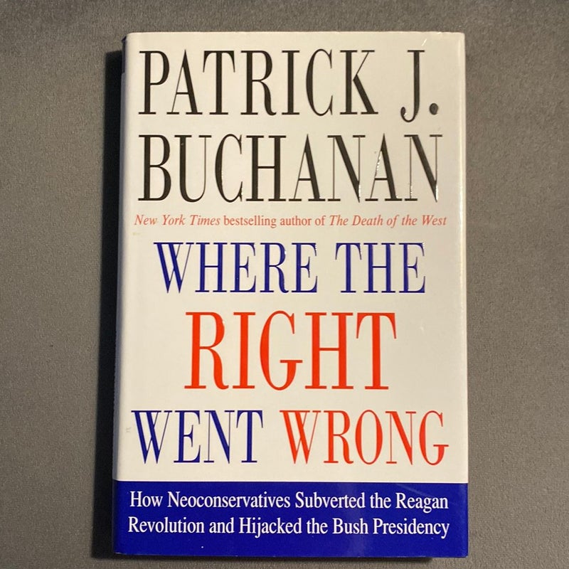 Where the Right Went Wrong by Patrick J. Buchanan
