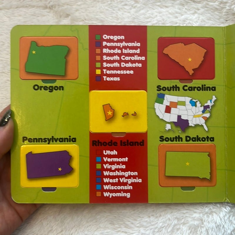 United States: an educational lift-a-flap book by Cuddly Duck ...