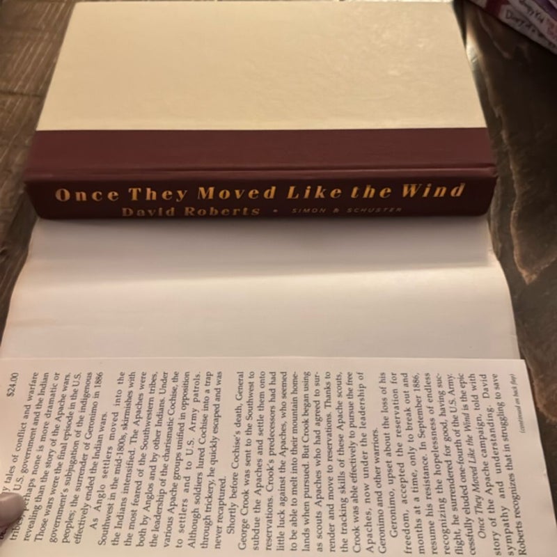 Once They Moved Like The Wind by David Roberts, Hardcover | Pangobooks