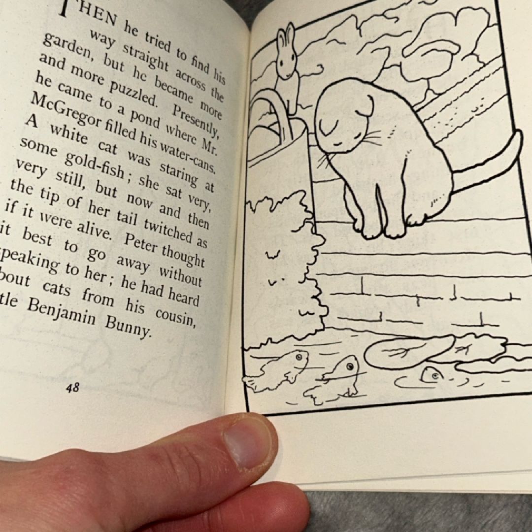 The Tale of Peter Rabbit Coloring Book by Beatrix. Potter, Anna Pomaska