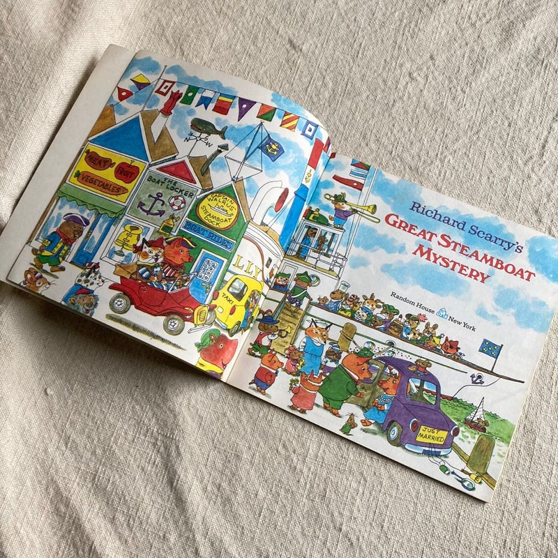 Richard Scarry's Great Steamboat Mystery by Richard Scarry