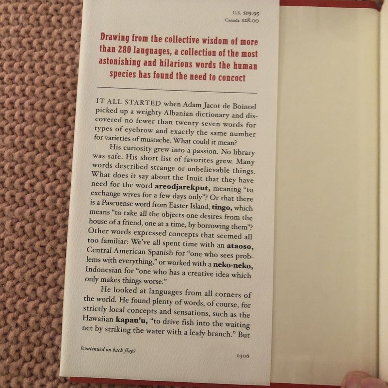 The Meaning of Tingo by Adam Jacot de Boinod, Hardcover | Pangobooks