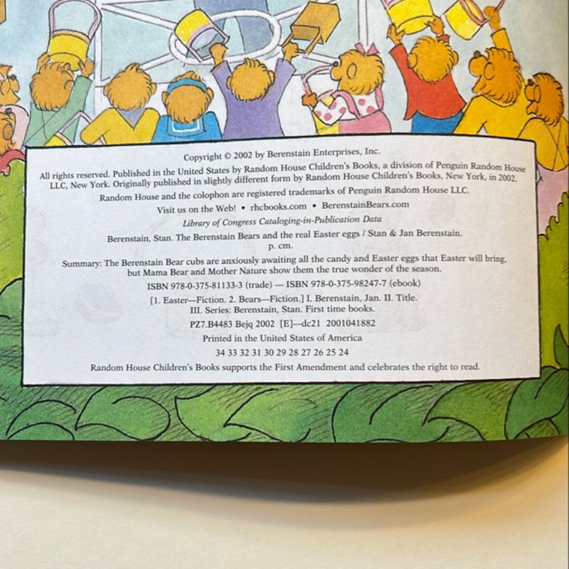 The Berenstain Bears and the Real Easter Eggs by Stan Berenstain, Jan ...