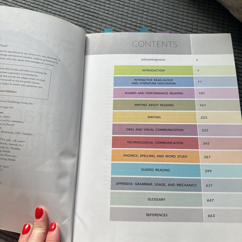 The Fountas and Pinnell Literacy Continuum, Expanded Edition by Irene ...