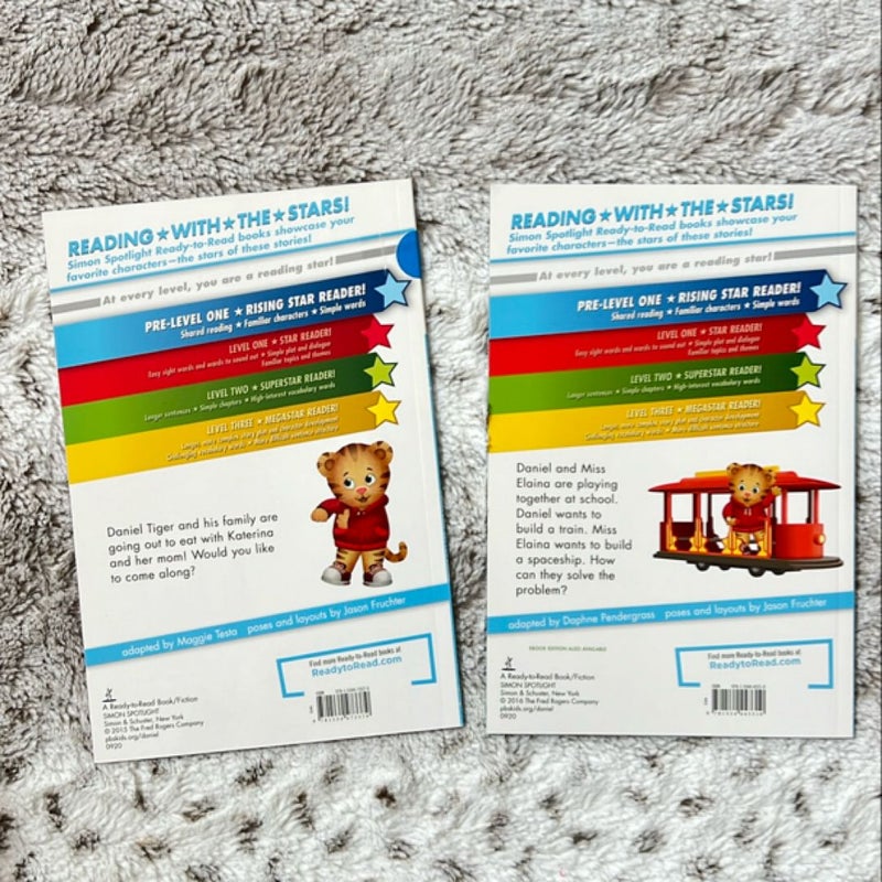 Daniel Tiger Pre-Level 1 (2 Book Bundle) by Becky Friedman, Paperback ...
